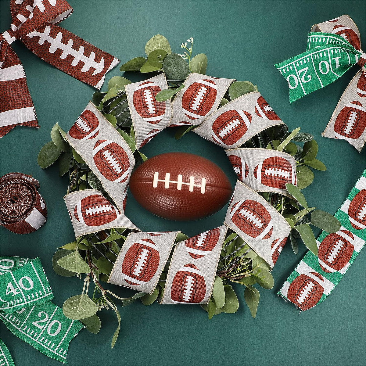 Soccer Ribbons for Crafting | Michelle's aDOORable Creations