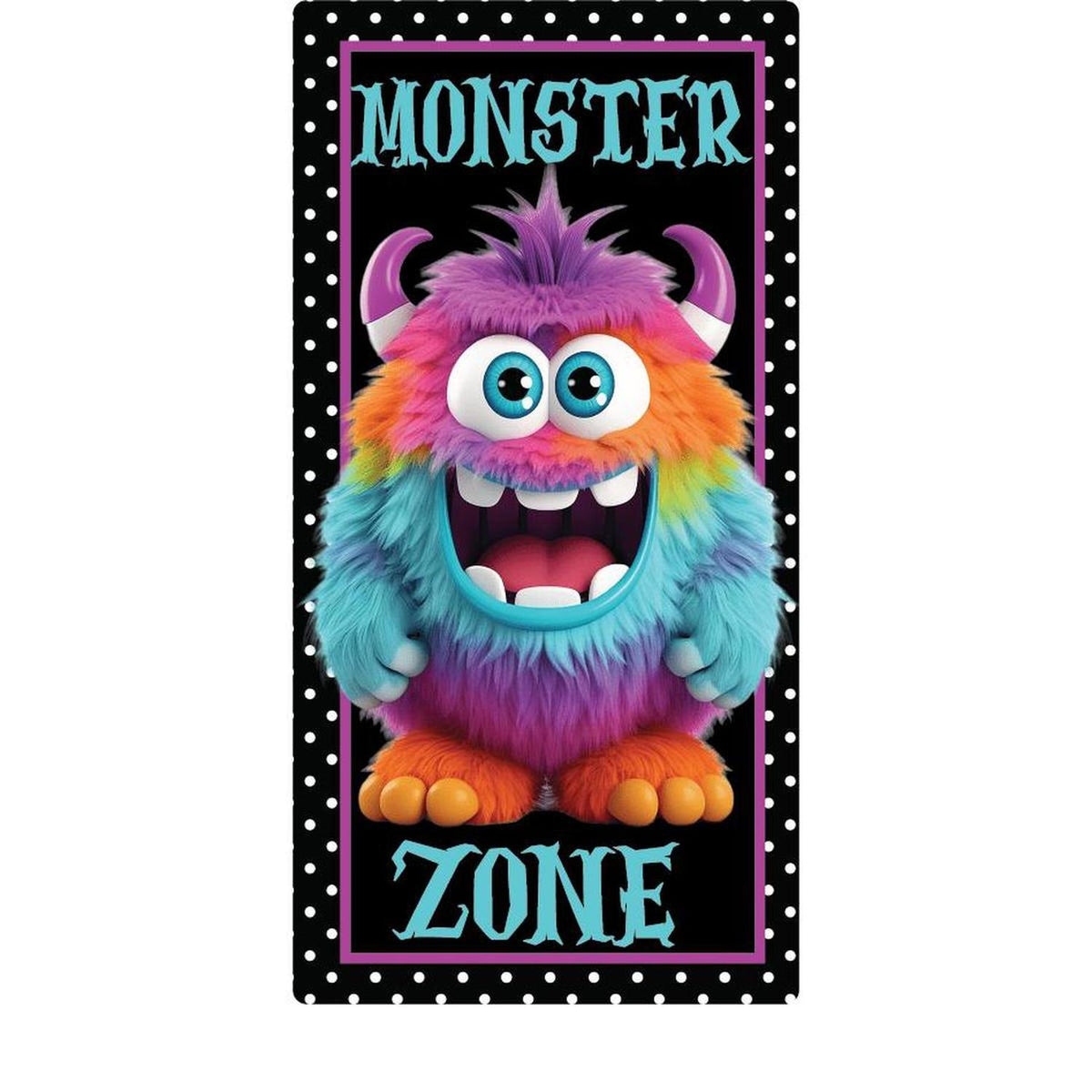 Shop our Monster Zone Furry Monster Sign – Michelle's aDOORable Creations