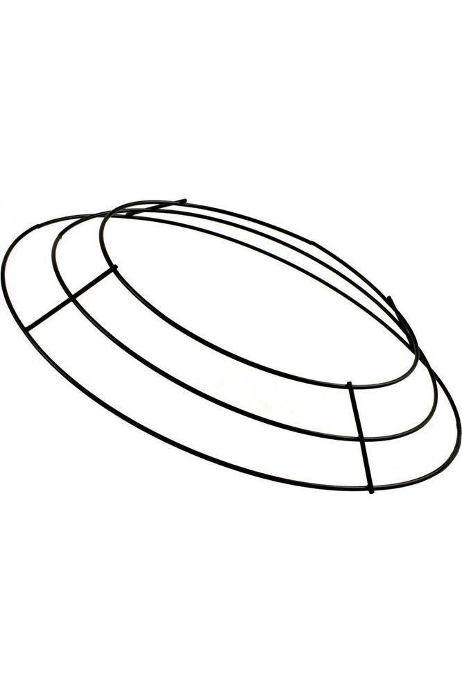 10 Black Wire Wreath Frame