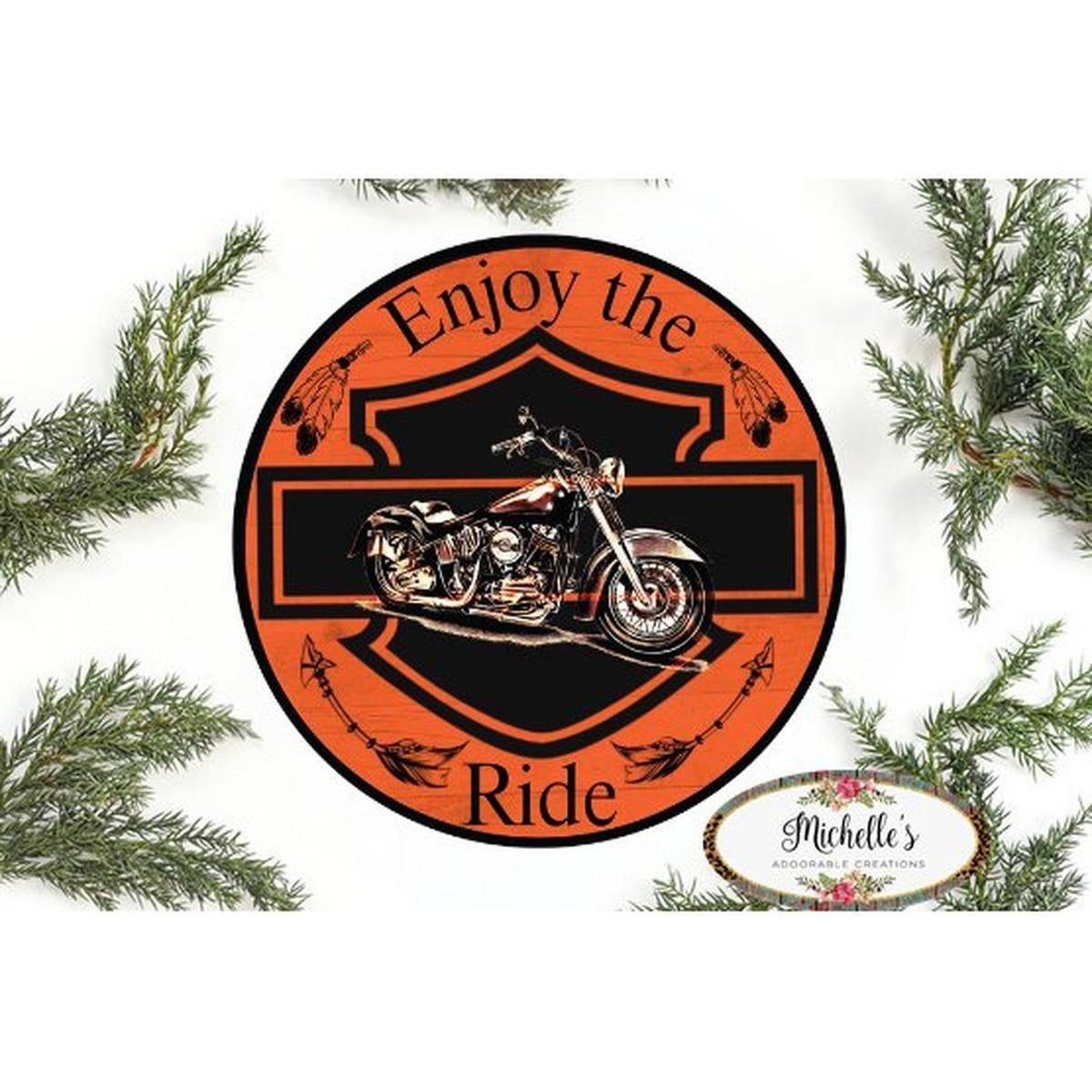 Motorcycle Enjoy The Ride Sign