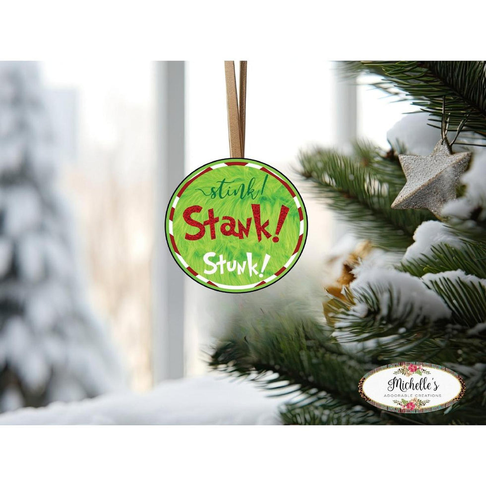 Shop our Stink Stank Stunk Christmas Sign - Wreath Enhancement